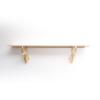 Small Wooden Wall Shelf with Tree Shape Pattern